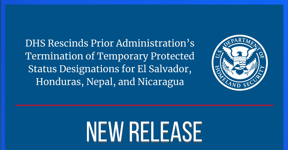 DHS anuncia la terminación del Estatus de Protección Temporal (TPS ...